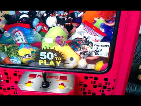NAMCO FIRE TRUCK CLAW MACHINE @WALMART LONGER VIDEO - YouTube
