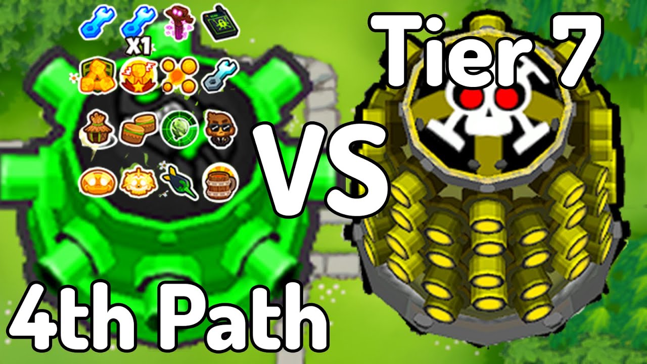 God Boosted 4th Path Tack Shooter VS. Tier 7 Tack Shooter - YouTube