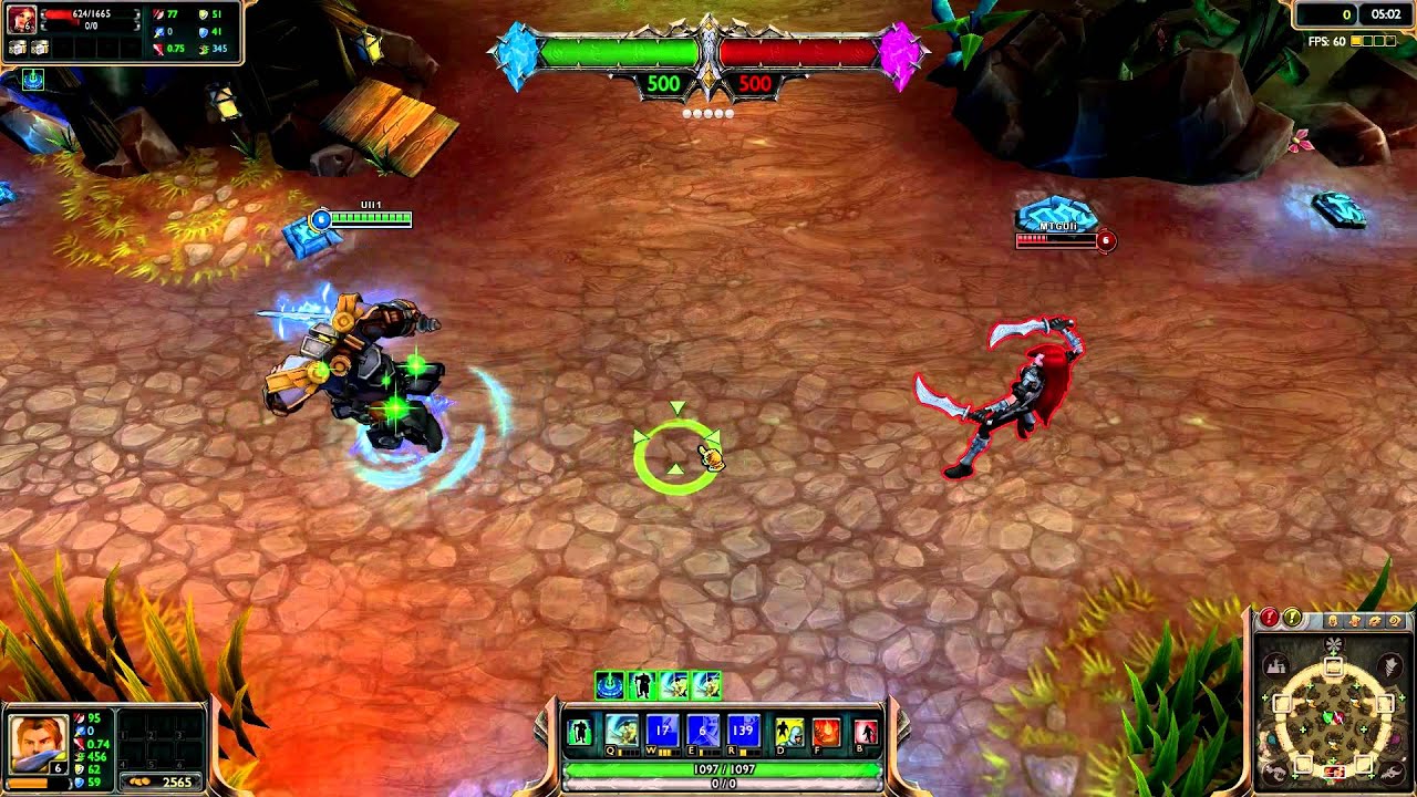 (OLD) - Steel Legion Garen League of Legends Skin Spotlight - YouTube