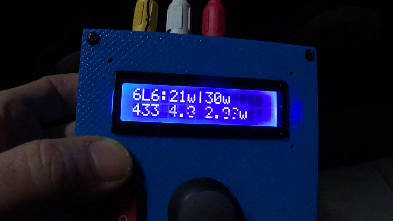 Tube Bias Meter working - YouTube
