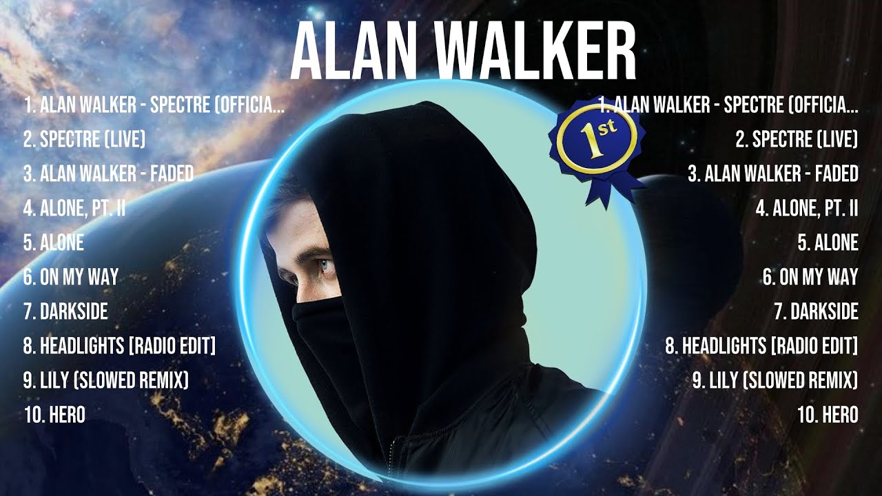Top 10 Alan Walker Music Hits of All Time - Ultimate Playlist - YouTube