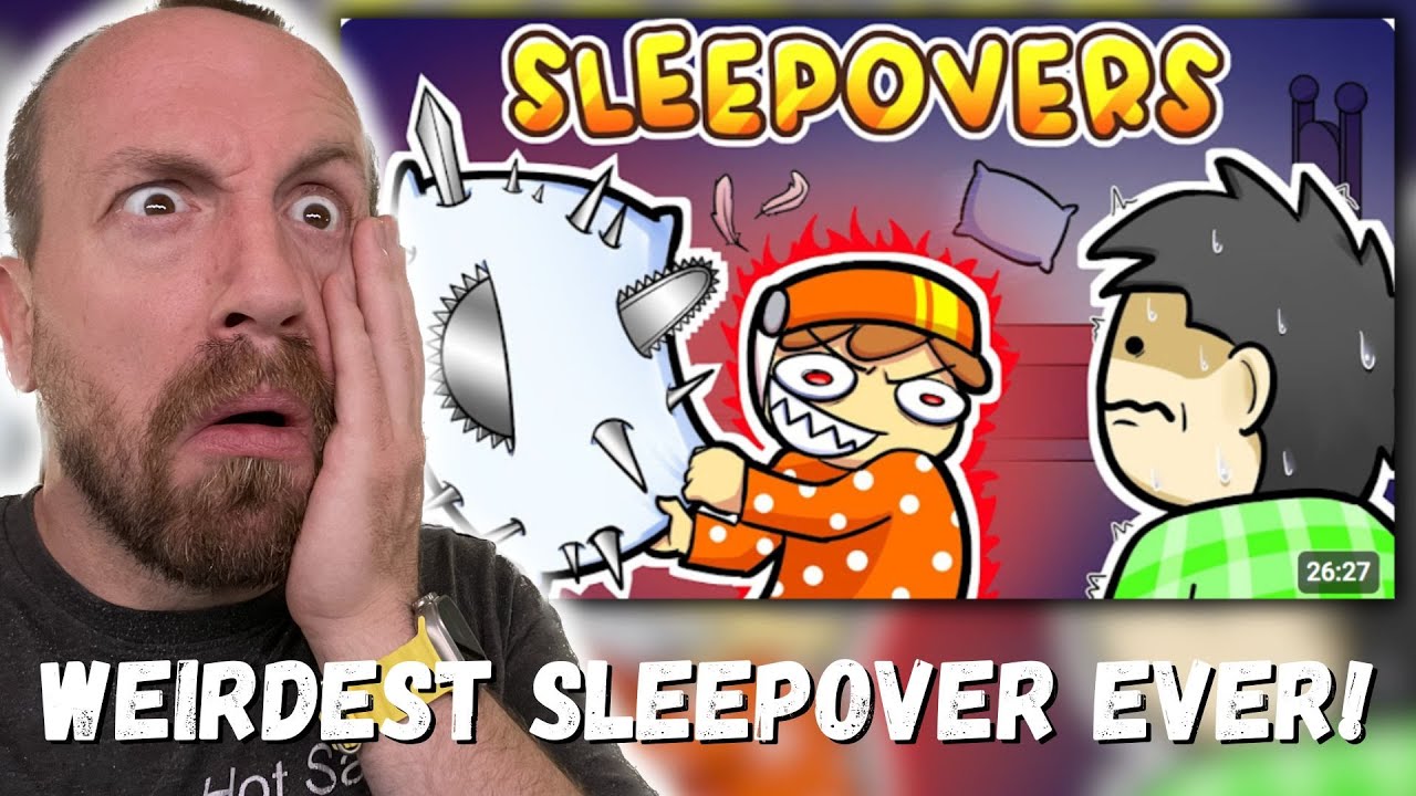 WEIRDEST SLEEPOVER EVER!!! SocksStudios sleepovers (REACTION!!!) - YouTube
