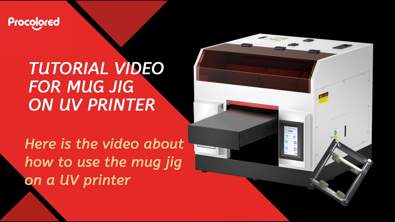 Here is the video about how to use the mug jig on a UV printer. - YouTube