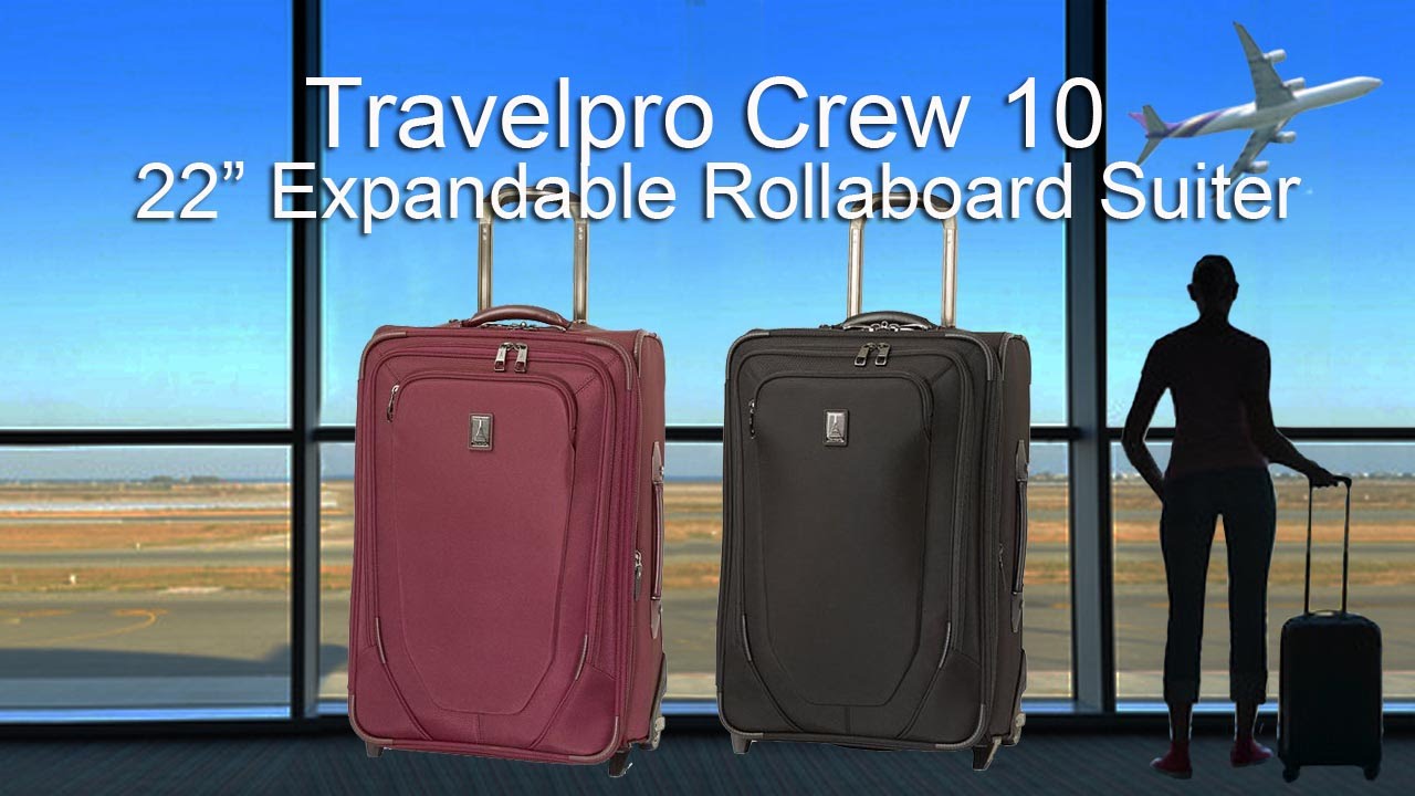 Review Best Price Travelpro Crew 10 22" Expandable rollaboard suiter ...