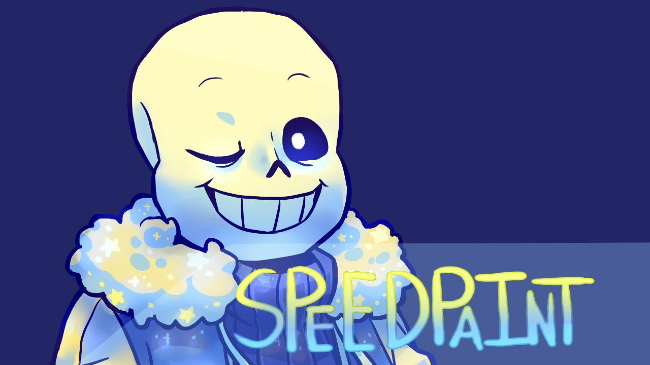 Outertale Sans - Speedpaint - Undertale AU - YouTube