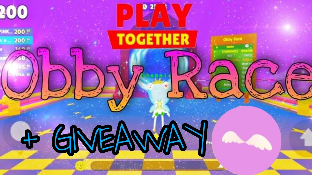 Obby Race gameplay with NO ITEM + Wings Giveaway! | Play Together ...