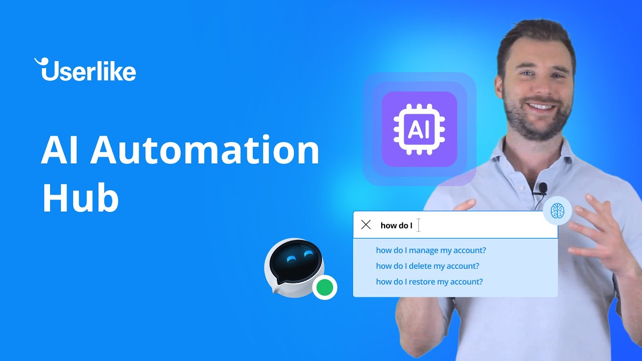 Ai Automation Hub Automate Your Customer Service With Userlike Youtube 6994