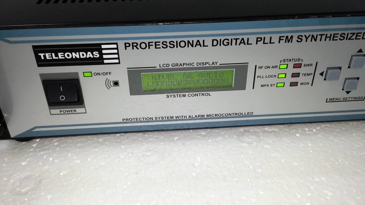 TRANSMISSOR DE FM 25 WATTS TELEONDAS, CERTIFICADO E HOMOLOGADO PARA ...