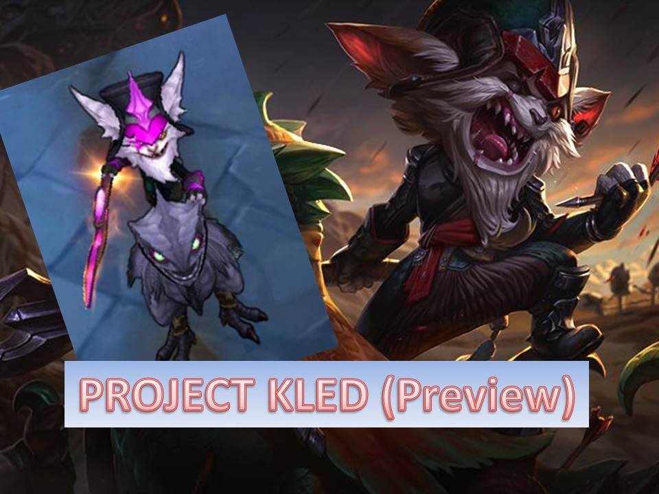 League of legends Project Kled New Custom Skin Preview - YouTube