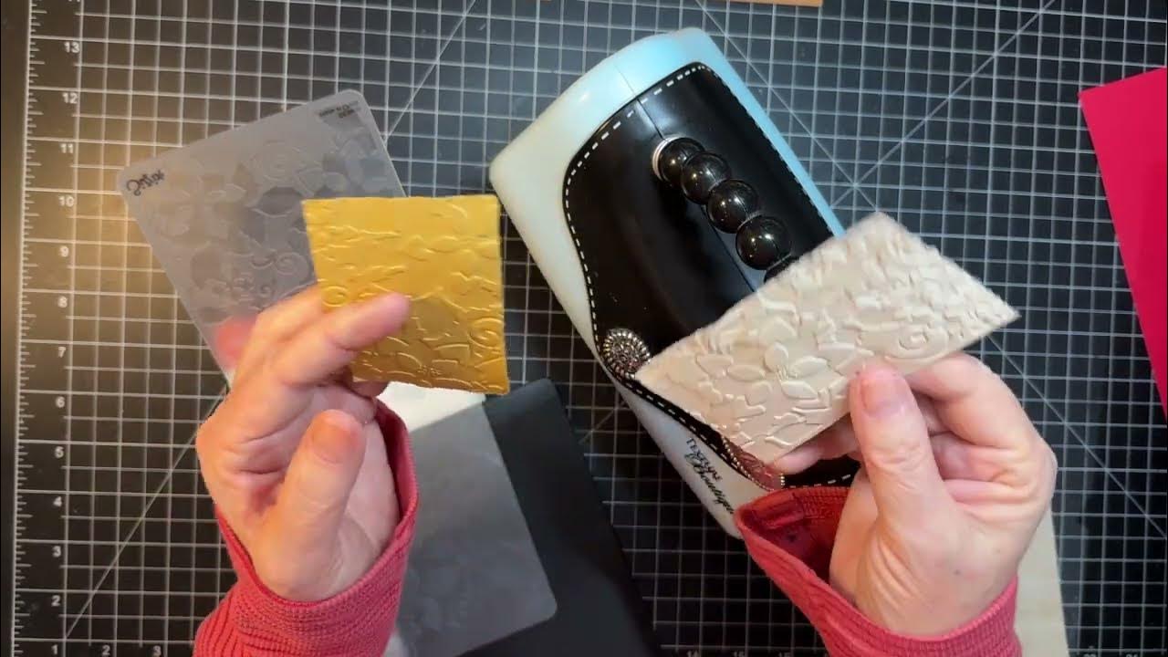 Mixed Media Monday! - Embossing Various Paper Types! - Tutorial! - YouTube