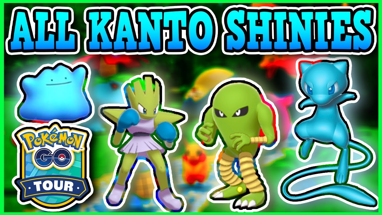 HOW TO GET SHINY MEW IN POKEMON GO | ALL KANTO SHINIES [GENERATION 1 ...