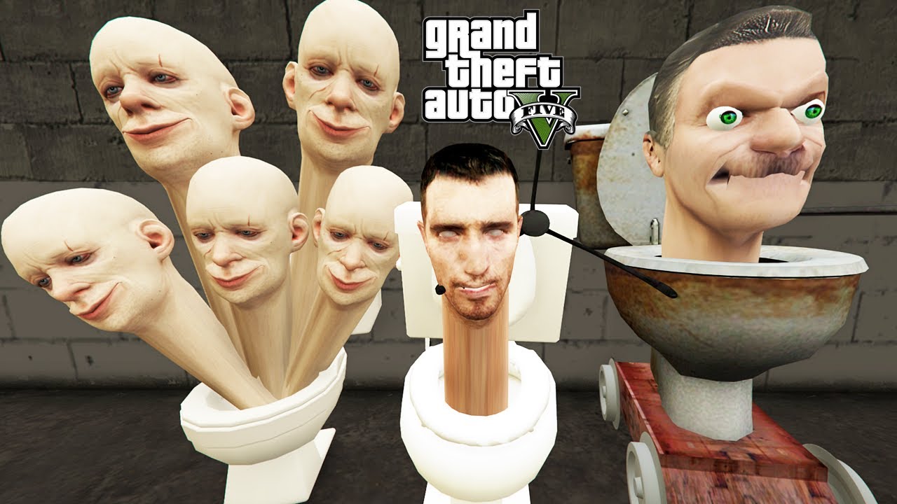 SKİBİDİ TOİLET GTA 5 ŞEHRİNE GELDİ (SKİBİDİ TOİLET İN GTA 5) - GTA 5 ...