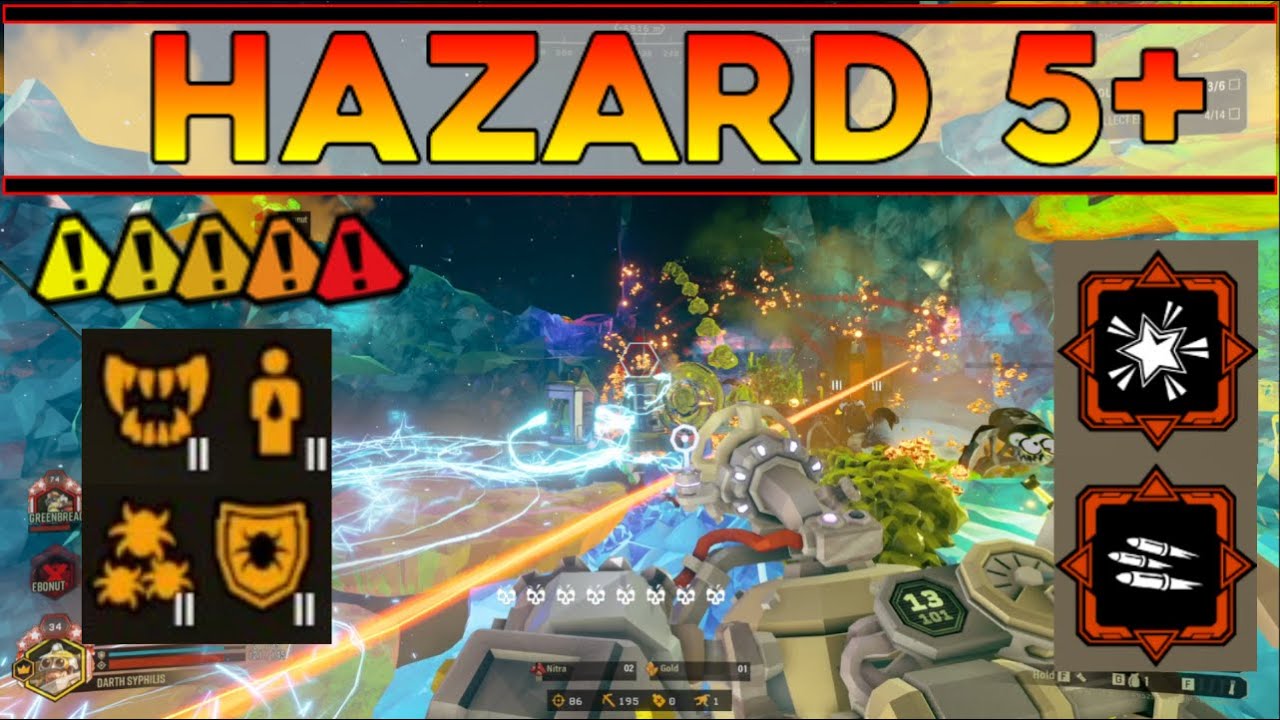 Hazard 5+ All Modifiers | Goo Bomber Special + Automatic Fire | Deep ...