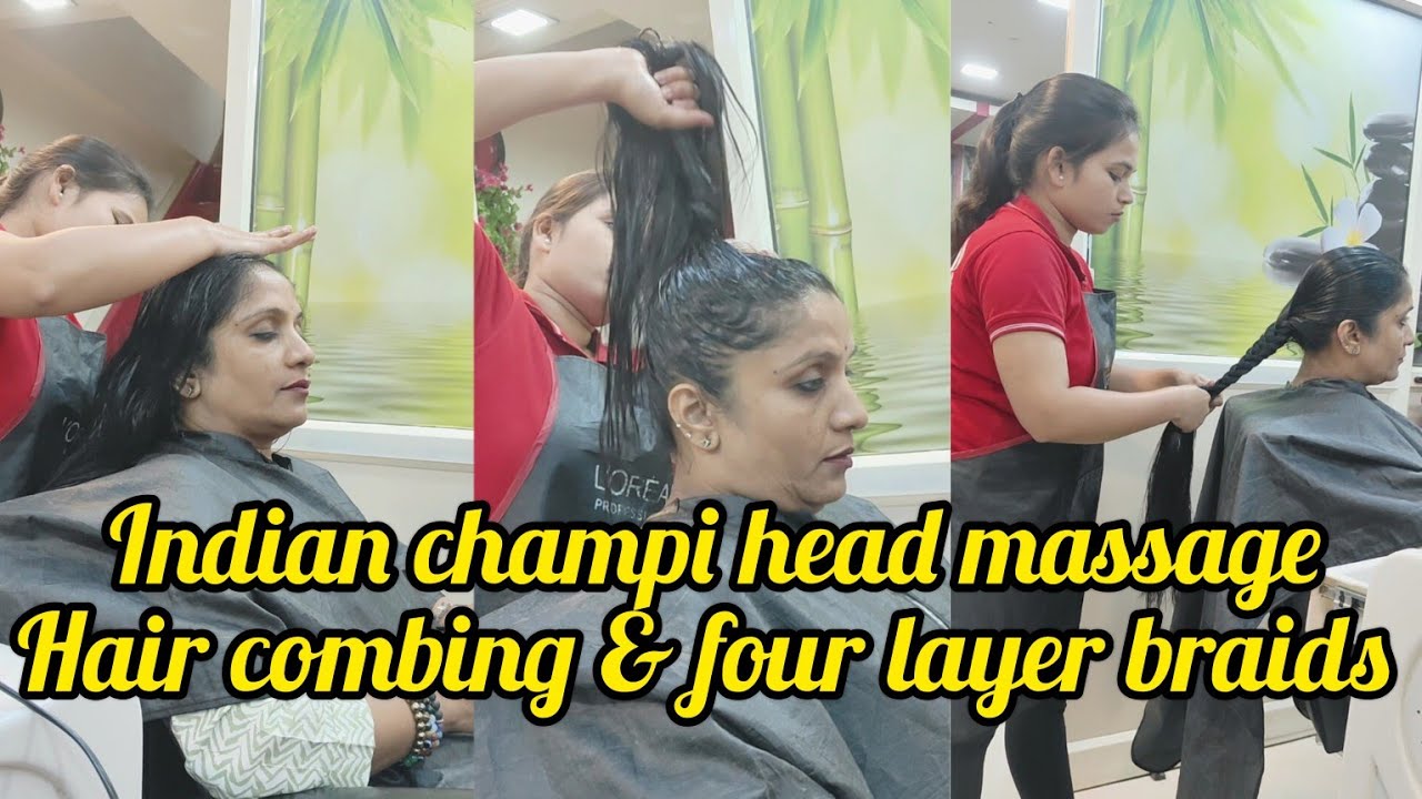 Dazzler Hair & Beauty Hub is live! | Indian champi head massage | hair ...