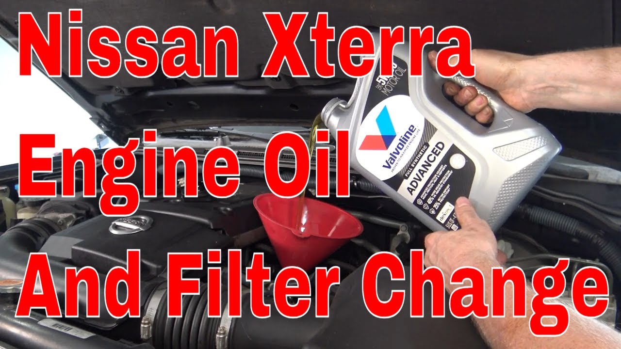 Step By Step How To Change The Engine Oil on Nissan Xterra - YouTube