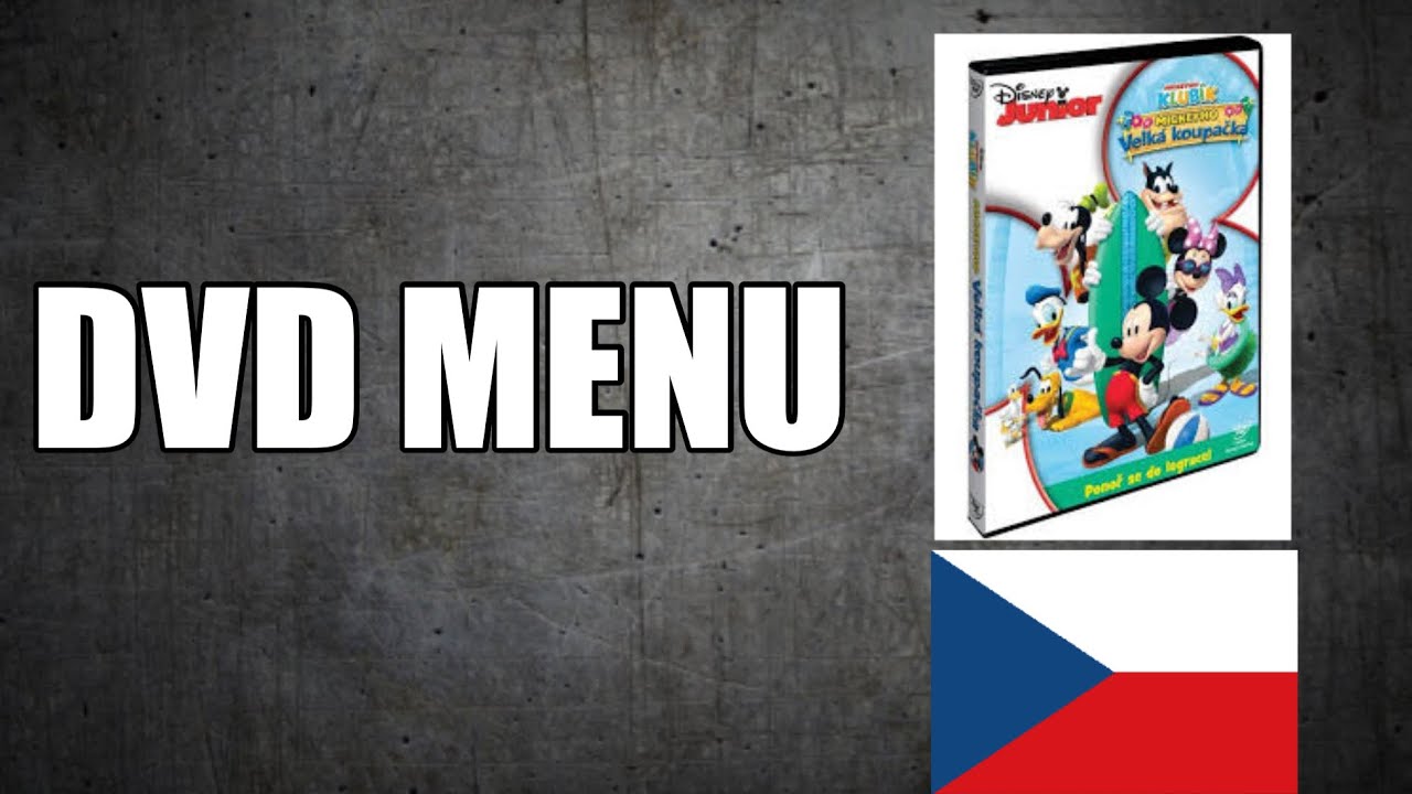 Mickeys Big Splash (Czech🇨🇿) 2009 DVD Menu - YouTube