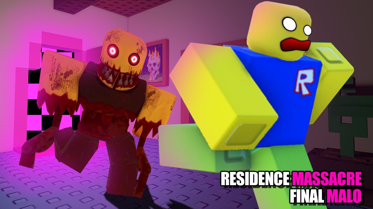 CREÍ que era UNA PESADILLA pero...NO | RESIDENCE MASACRE ROBLOX FINAL ...