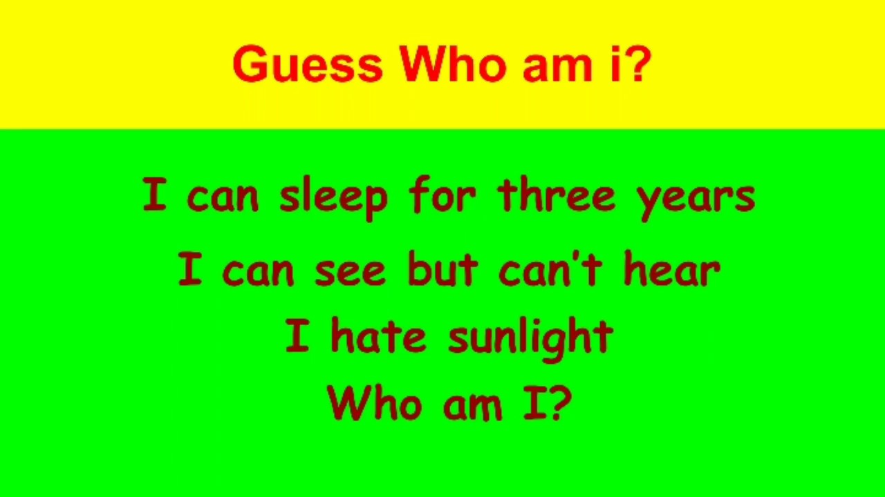 Guess Who am i? | Animals Puzzles | Challenge Ur Brain - YouTube