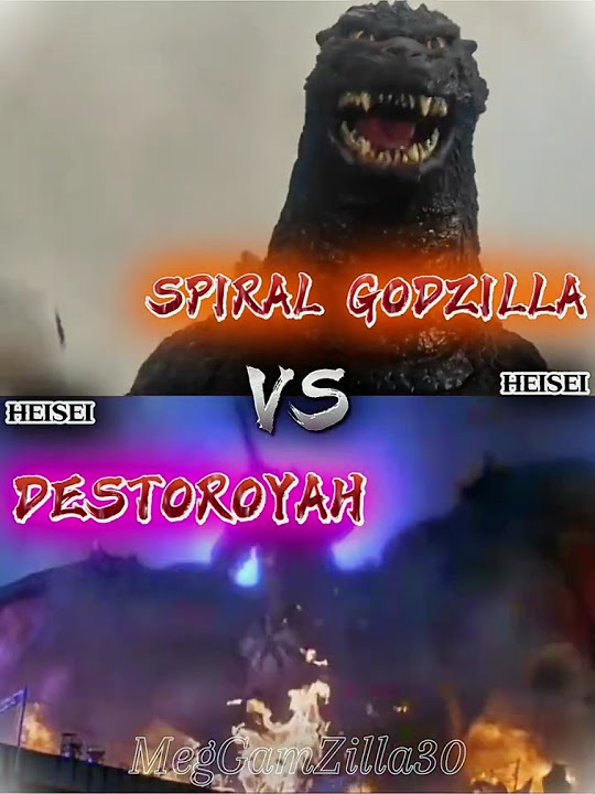Spiral Godzilla (Heisei) vs Destoroyah (Heisei) - YouTube
