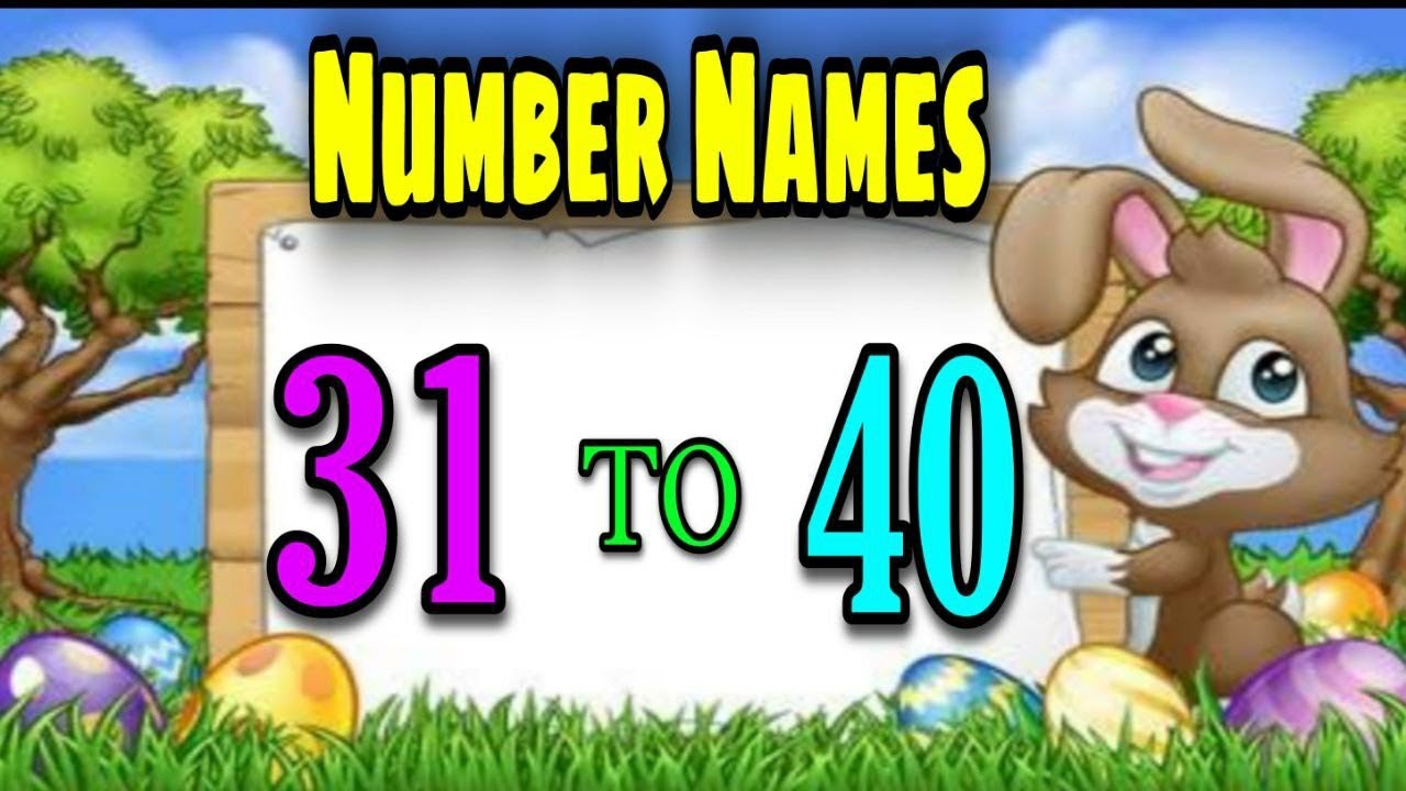 Number Names 31 To 40 Number Names 31 40 Number Names With Spelling number-names-31-to-40-number-names-31-40-number-names-with-spelling