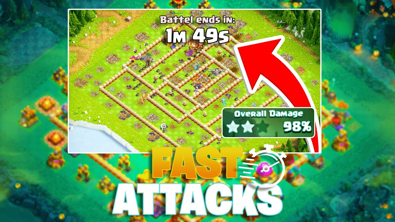 How To Do Extreamly Fast Attacks In Clash of Clans! - YouTube