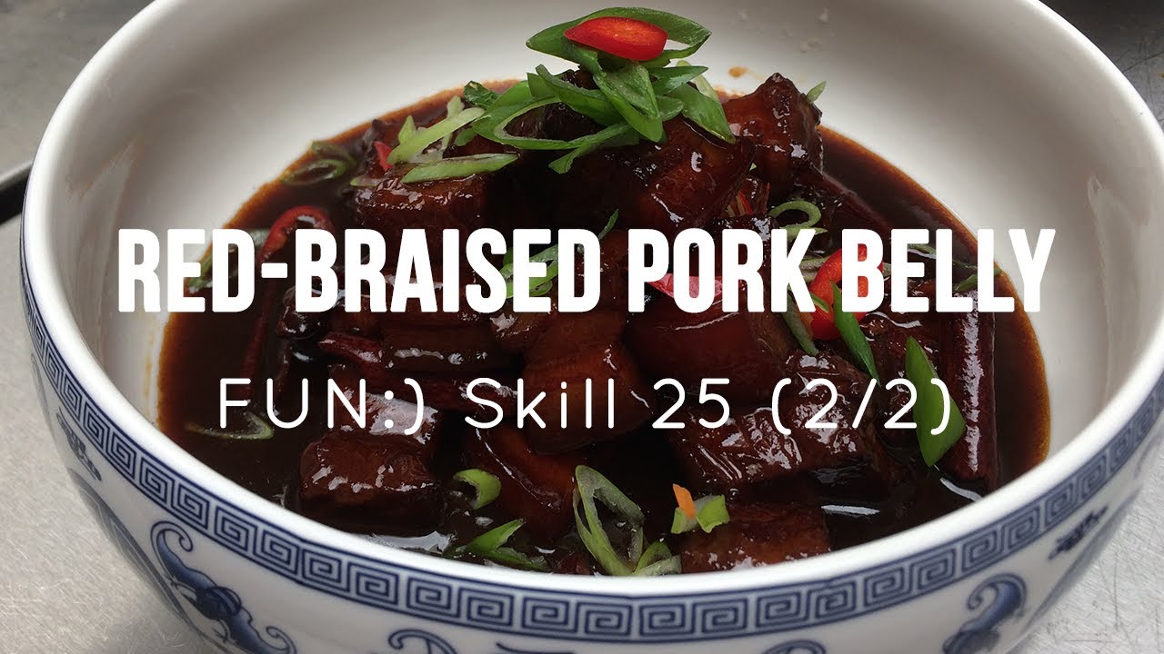 Cooking Pork Belly | Red-Braised Pork [Skill 025: 2/2] - YouTube