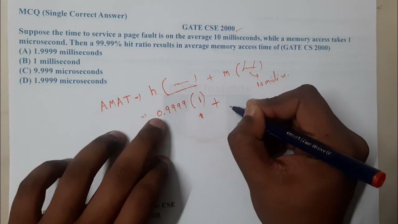 GATE CSE 2000 - YouTube