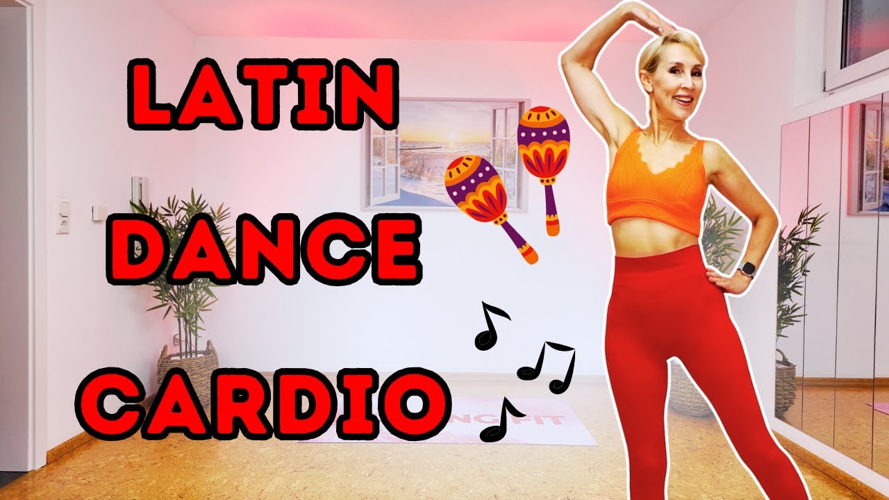 20 Min Latin Dance Cardio Workout | Fun Standing Full Body Fat Burn 💃🔥 ...