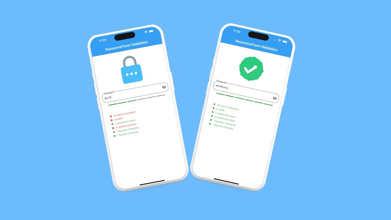 Form Validation Flutter Password Validation In Flutter Youtube 6352