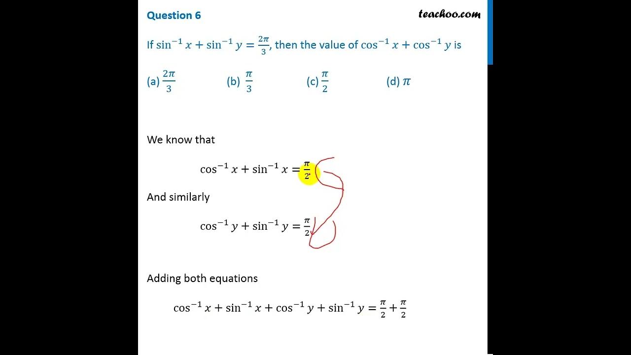 class-12-if-sin-1-x-sin-1-y-2pi-3-then-value-of-cos-1-x
