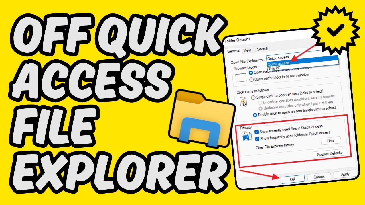 [Easy Guide] Turn Off Quick Access in Windows 11 File Explorer - YouTube