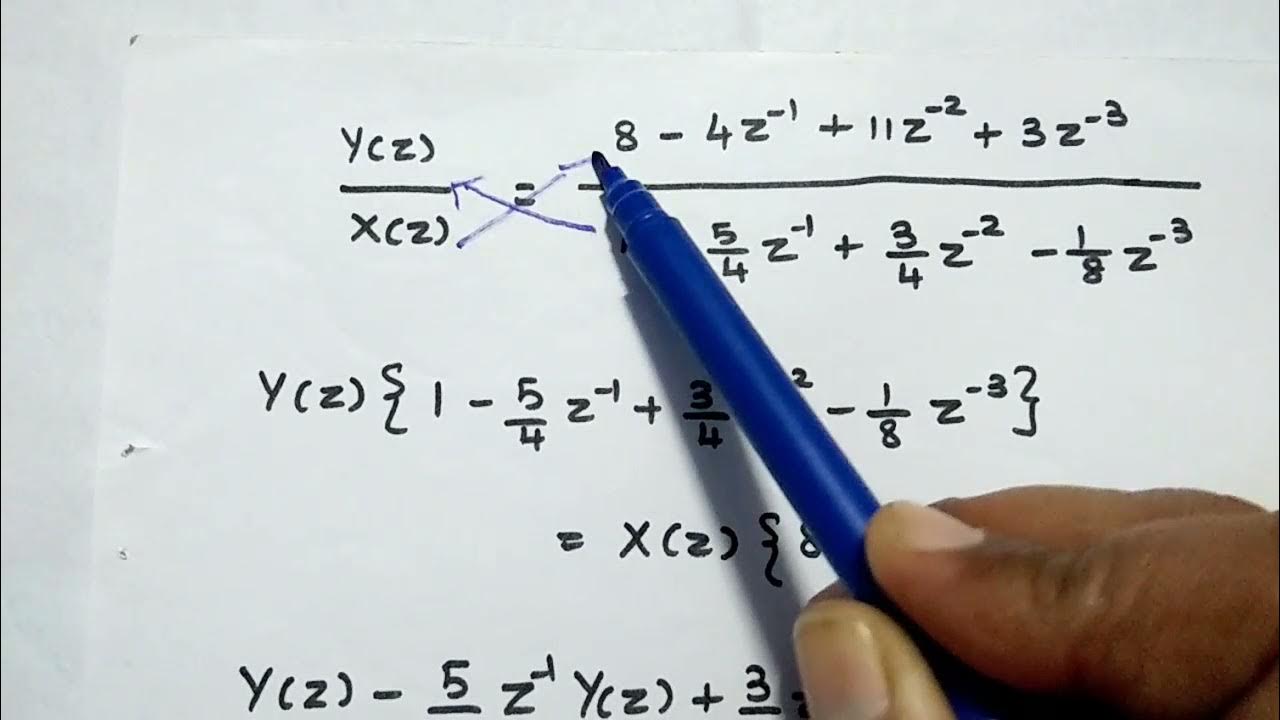 DT System - Direct Form I Structure using Z - Transform - Problems solved - YouTube