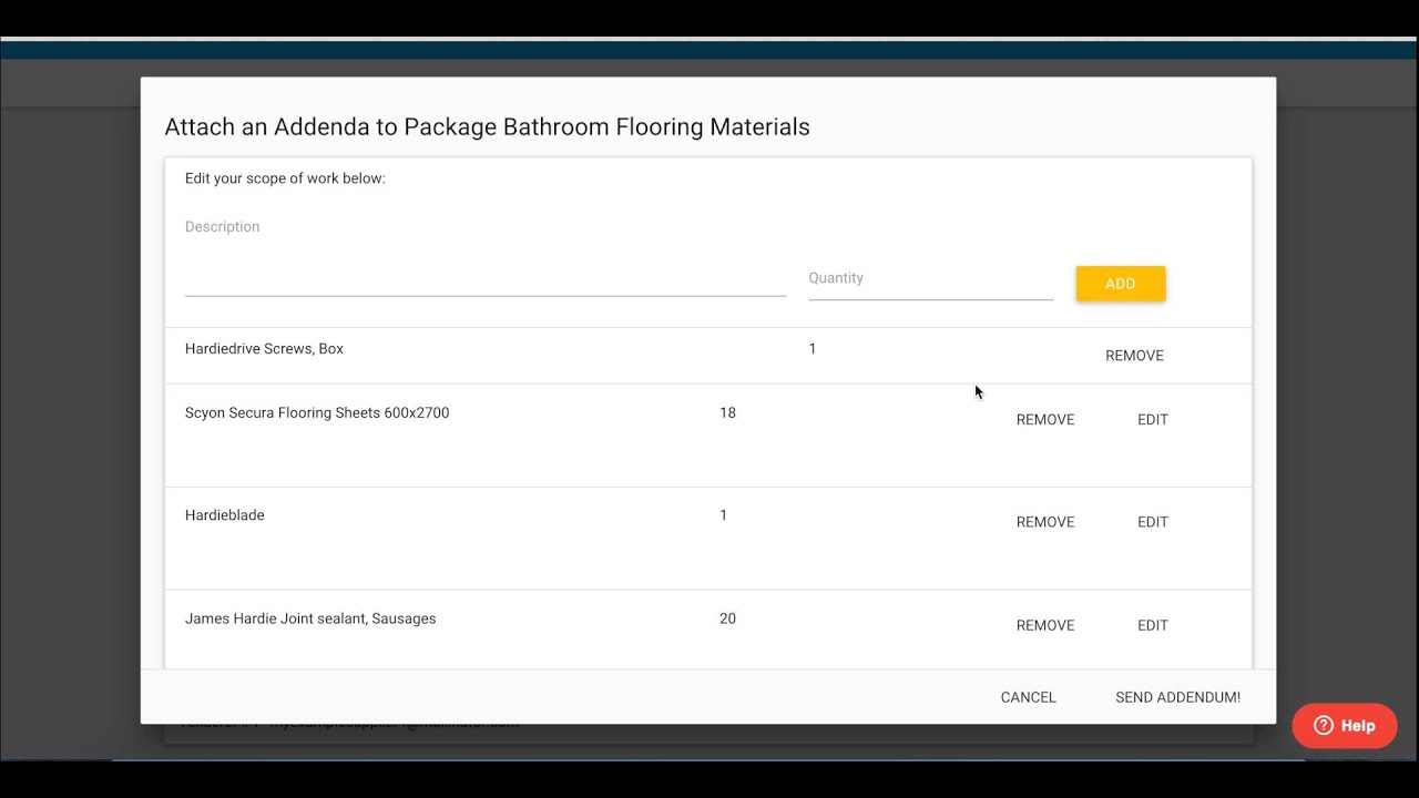 Material Package Addendum - YouTube