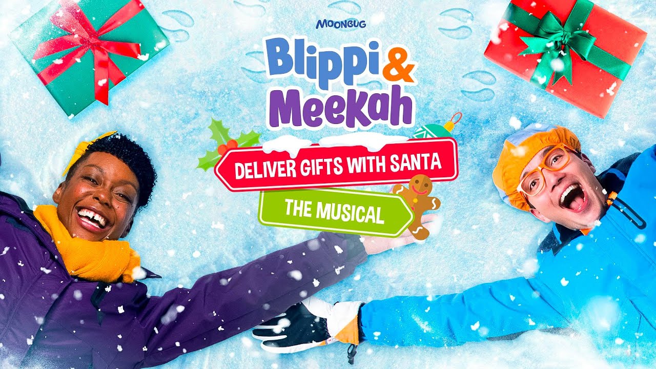 Blippi Delivers Gifts with Santa! Full Holiday MOVIE MUSICAL with ...