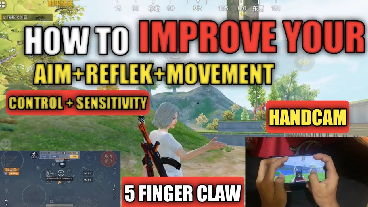 How To Improve Your Aim & Reflek !!! 5 Finger claw #Fastest #Aim # ...