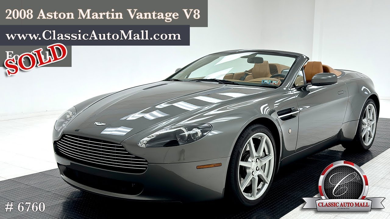 2008 Aston Martin Vantage V8 Convertible - 13K Miles - SOLD ...