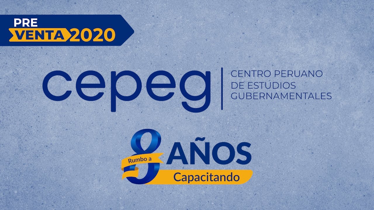 PRE-VENTA DIPLOMADOS 2020 | CEPEG - YouTube