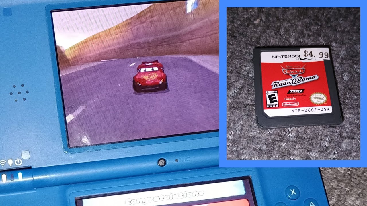 My First DS Game Review, Cars Race-O-Rama - DS Review - YouTube