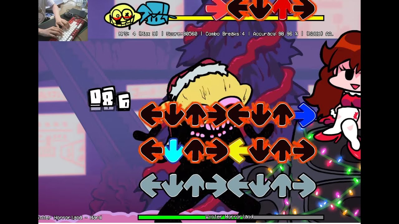 [FNF]extra keys mod update! WEEK5 BUT 8KEY RECHART!! - YouTube