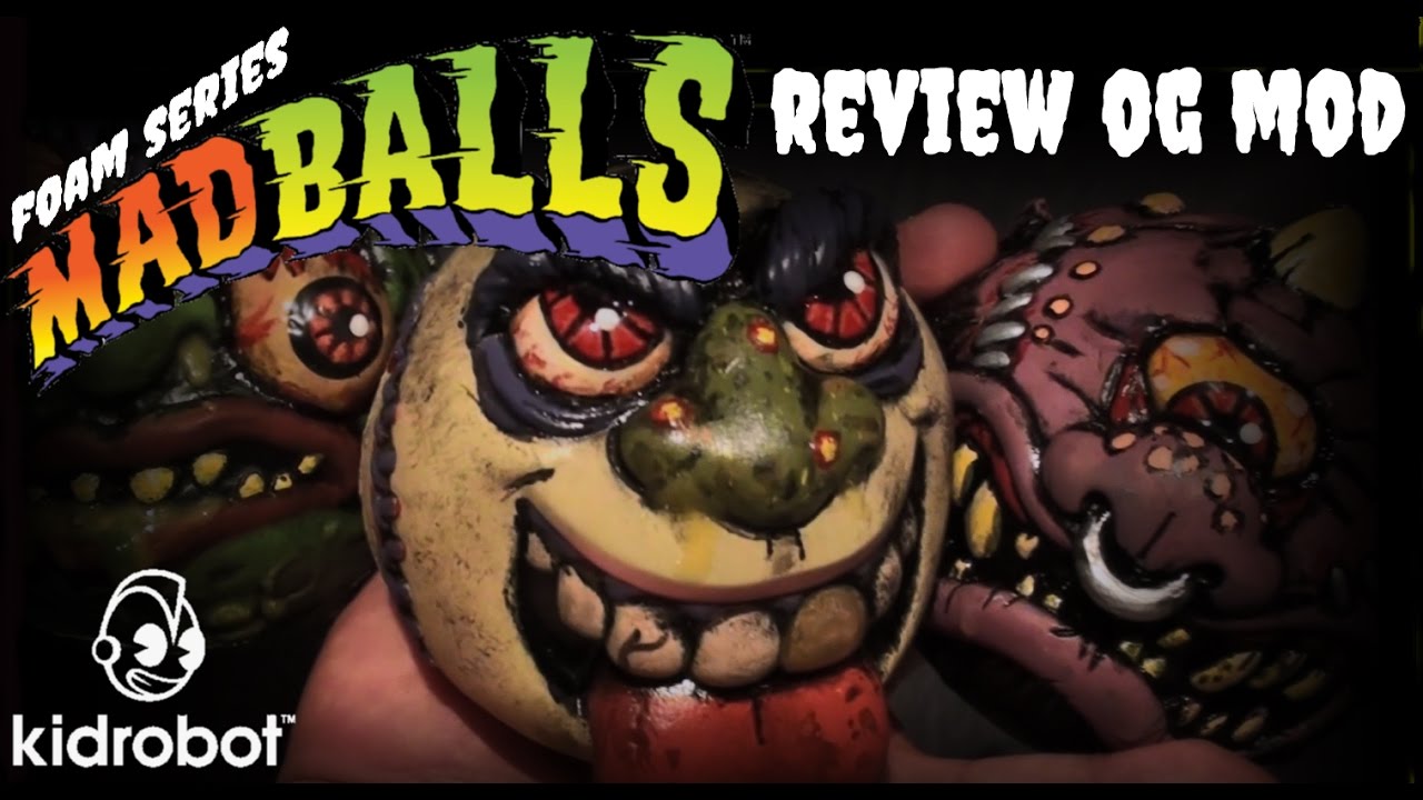 Kidrobot Madballs Foam Series Review og Mod - YouTube