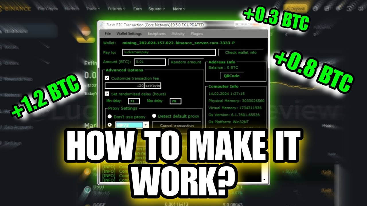 How to flash BTC | Bitcoin flash software - YouTube