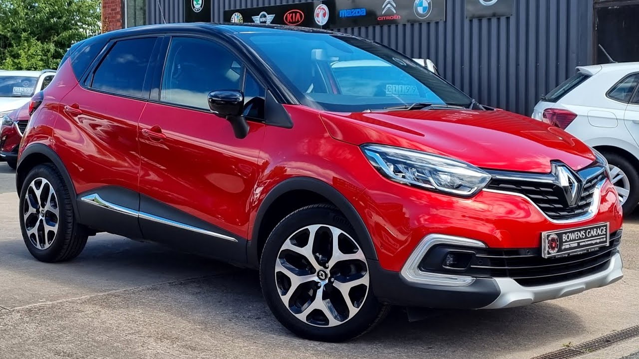 2019 (19) Renault Captur GT Line 1.5 DCI 5Dr in Flamme Red with Black ...
