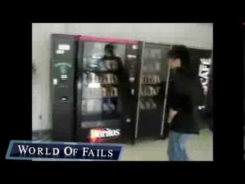 Funny Vending Machine Fail - YouTube