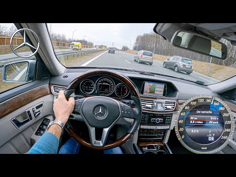 2013 Mercedes E W212 (250 CDI 204 HP) | POV Test Drive #709 Joe Black