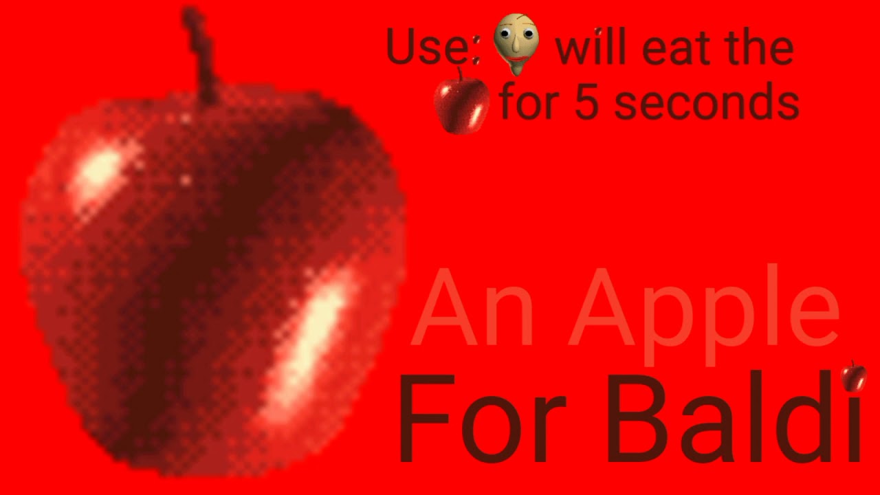 Baldi's Basics All Items 1.1 - YouTube