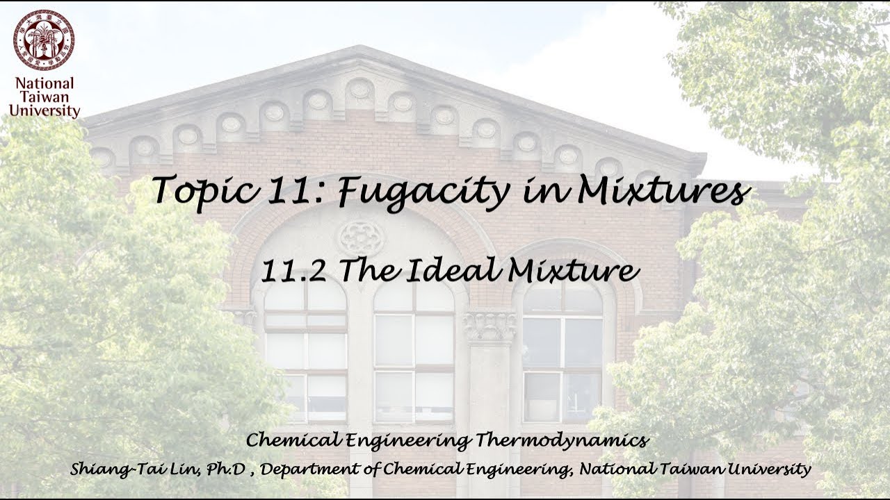 Topic 11.2- The Ideal Mixture - YouTube