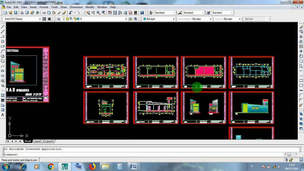 8 NEW FILE AUTOCAD - YouTube