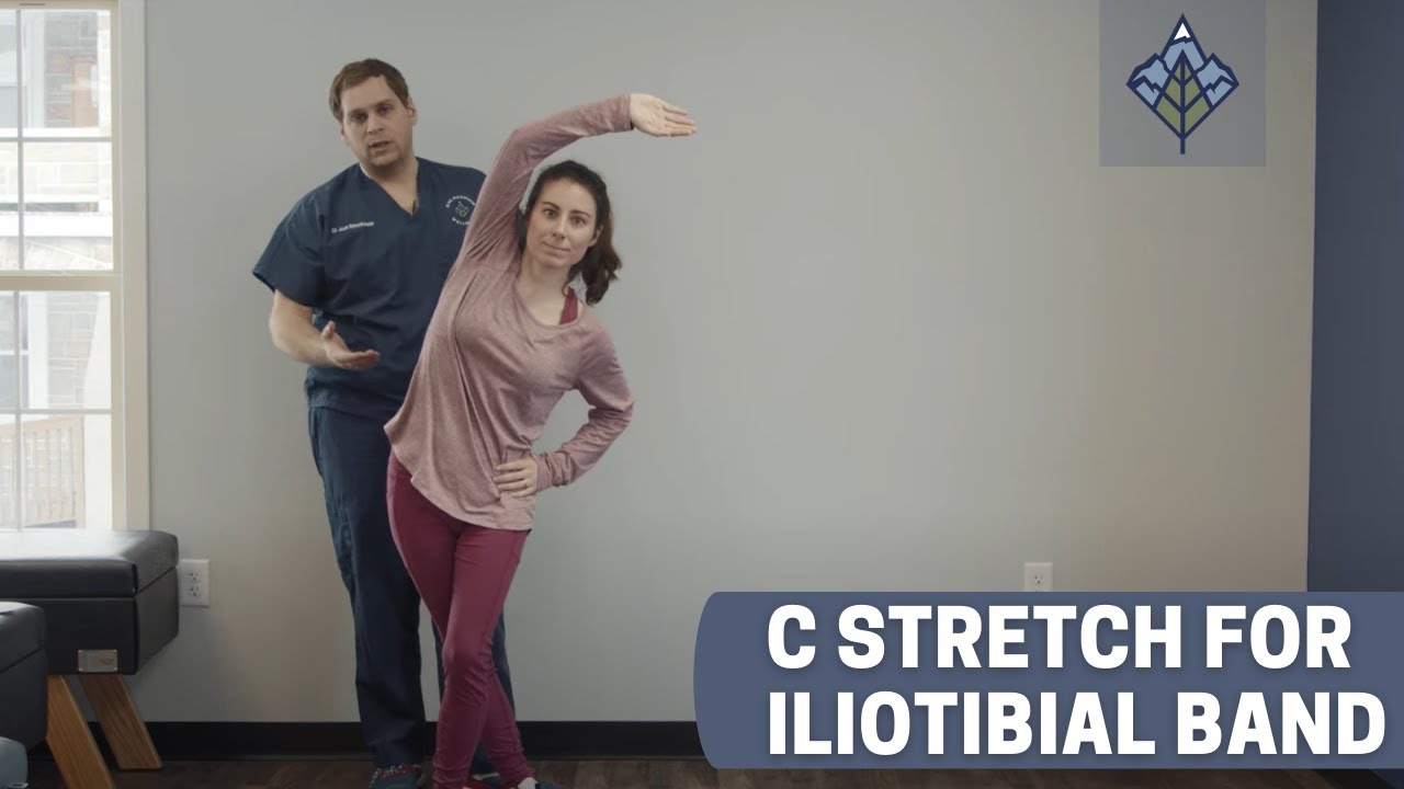 C Stretch Demonstration for Iliotibial Band - YouTube