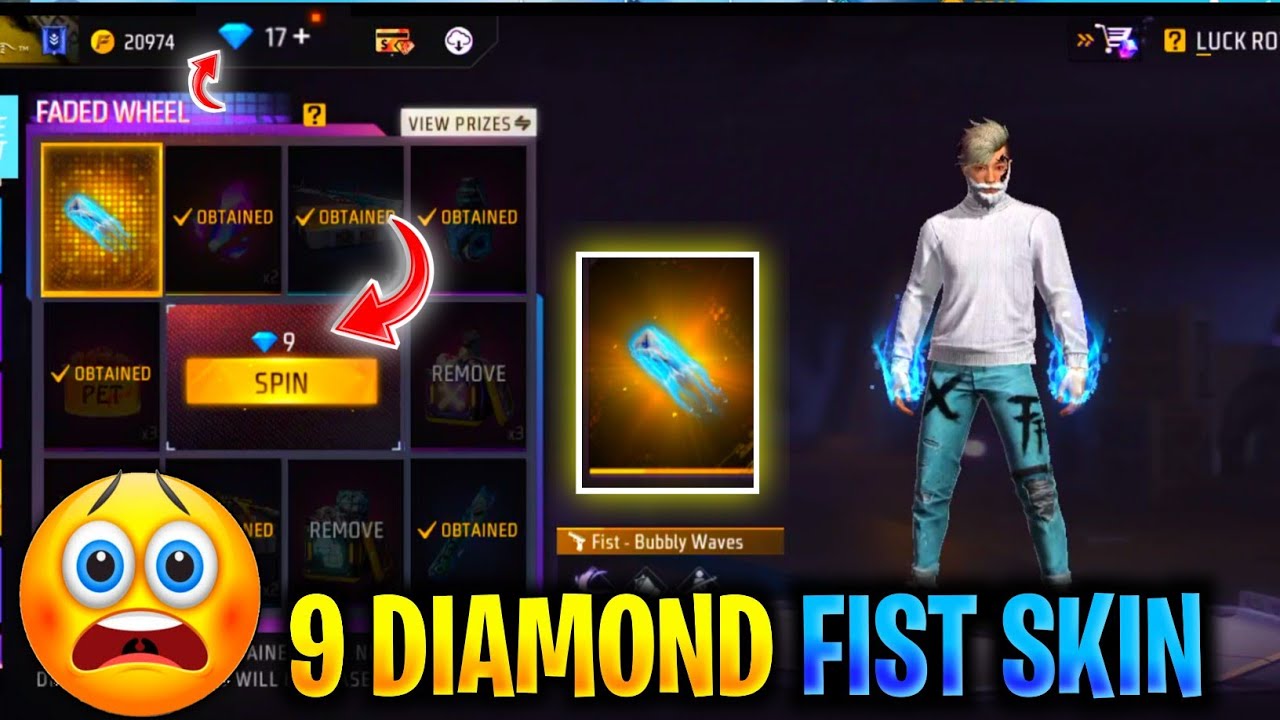 Bubbly Waves Fist Skin | New Faded Wheel Event - YouTube