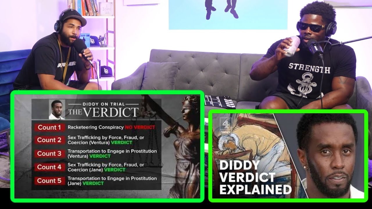The Diddy Verdict is in! He beat all the serious charges!!! Will he get ...